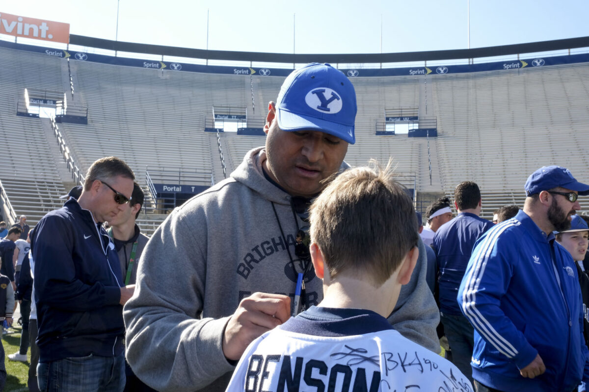 BYU football wide receiver Chris Jackson focused on improvement | News ...